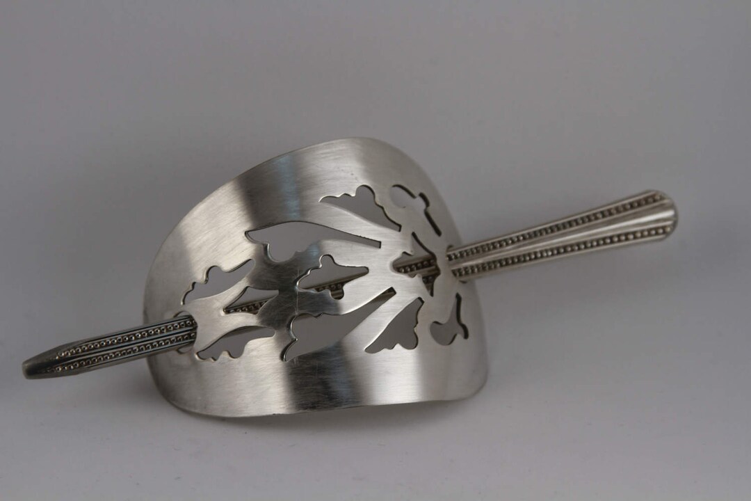 Silver Plate Hair Pin - Etsy