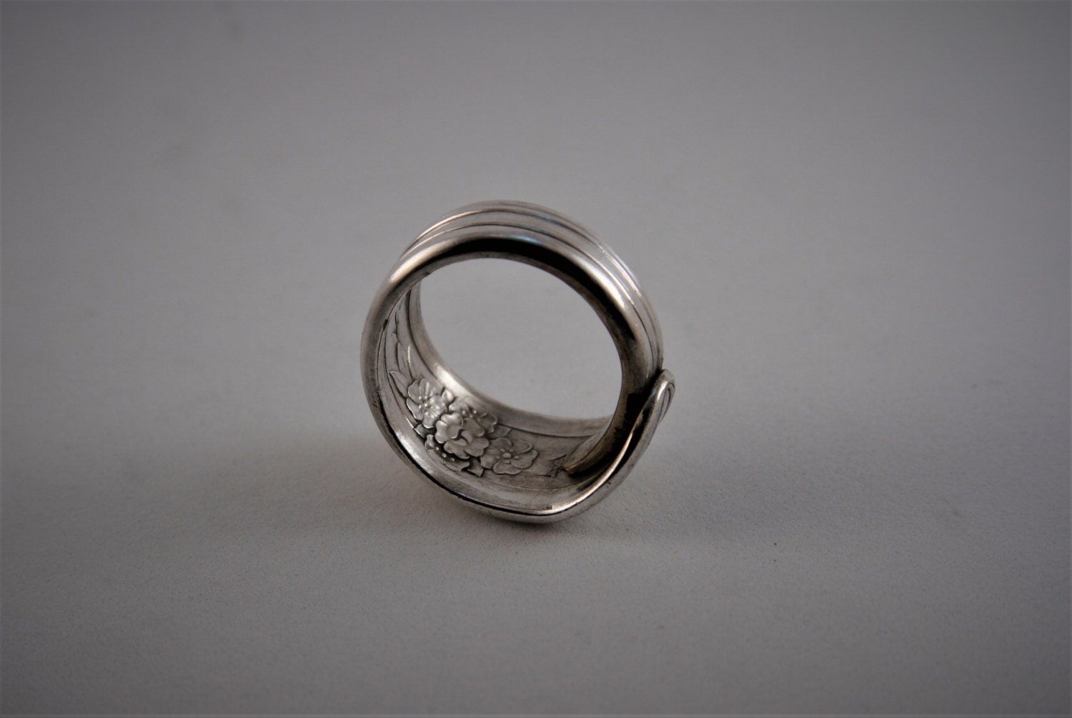 Vintage Spoon Silverware Ring - Etsy