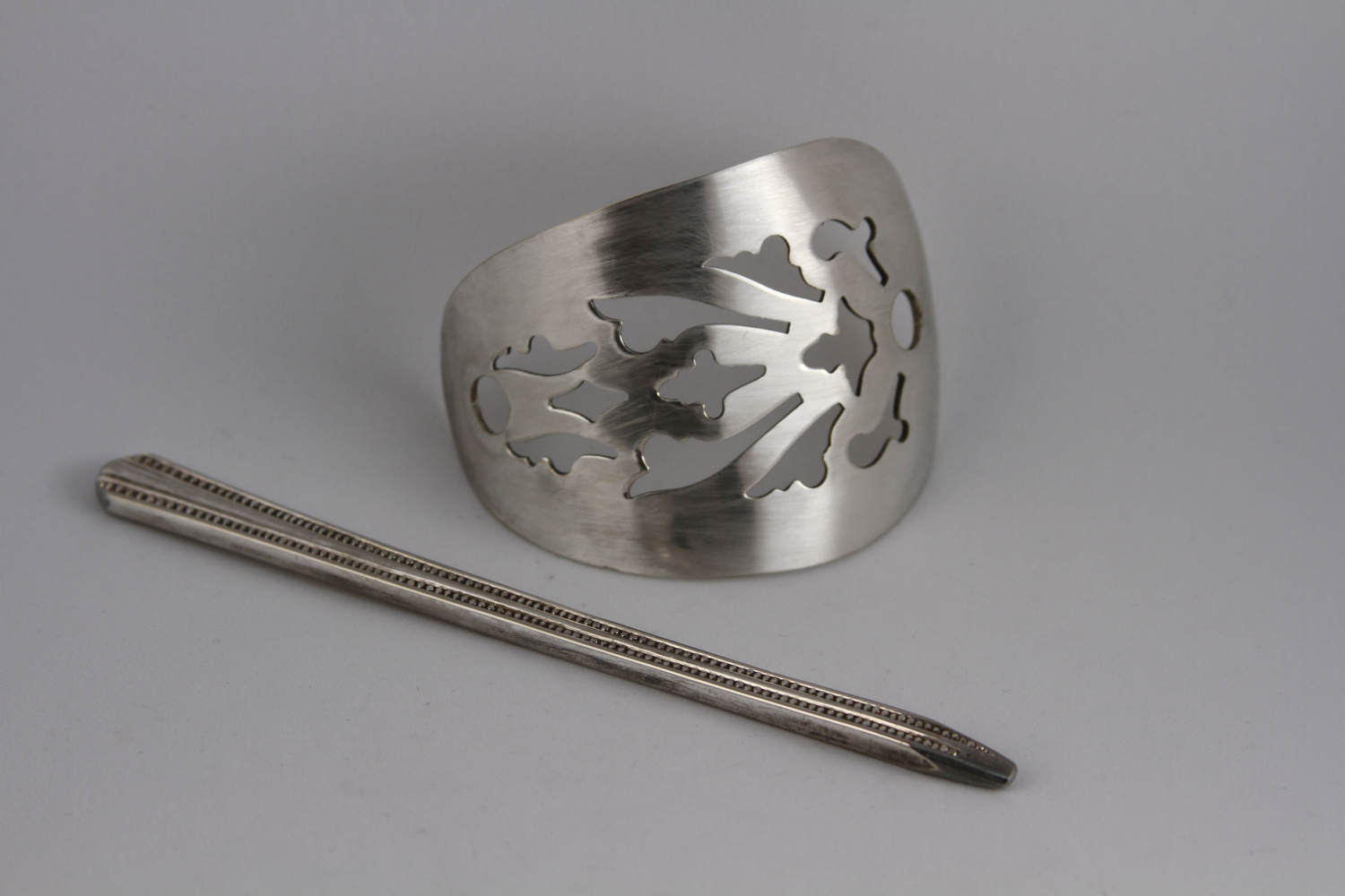 Silver Plate Hair Pin - Etsy