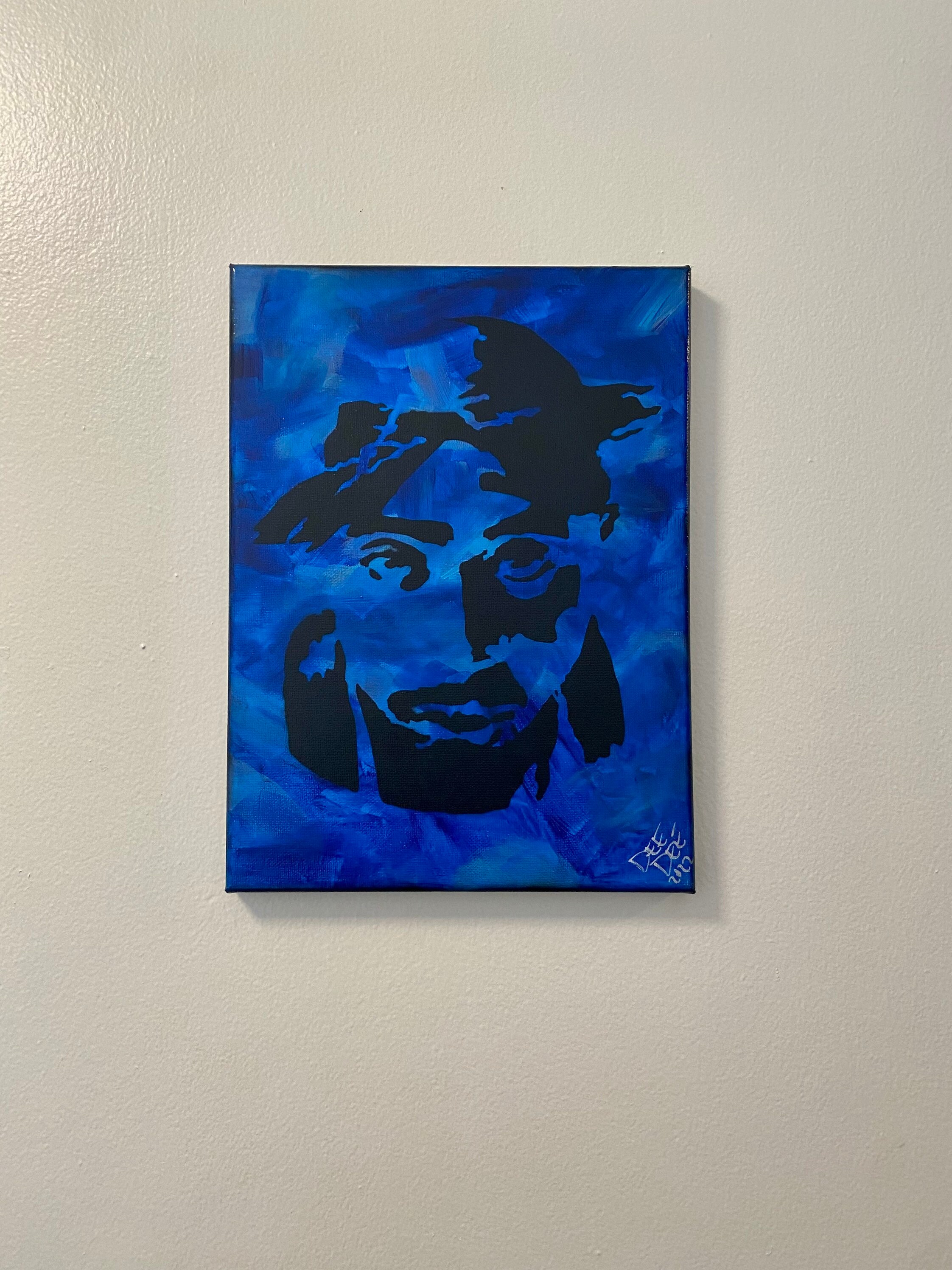 Tupac Stencil Portrait - Etsy