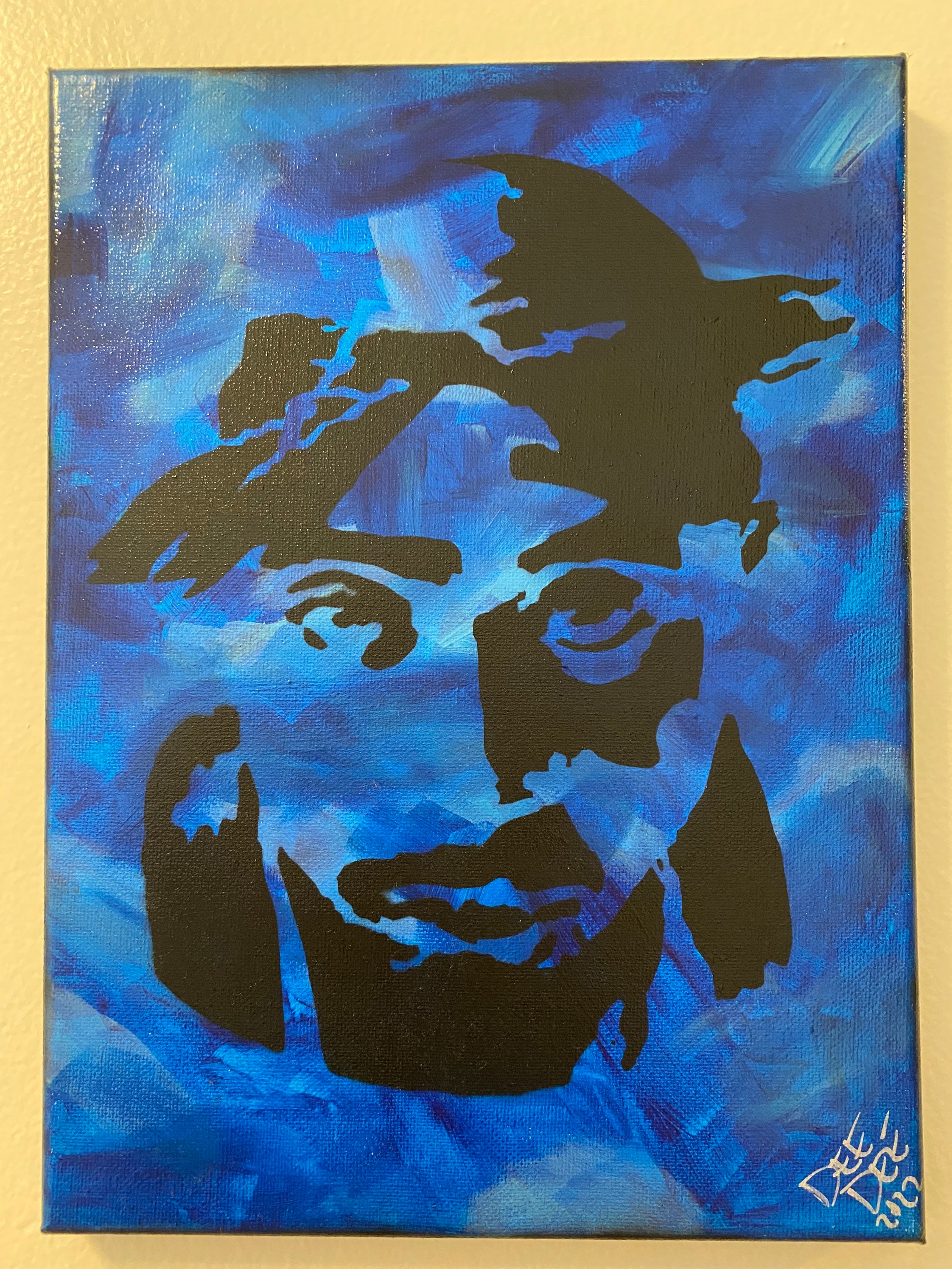 Tupac Stencil Portrait - Etsy