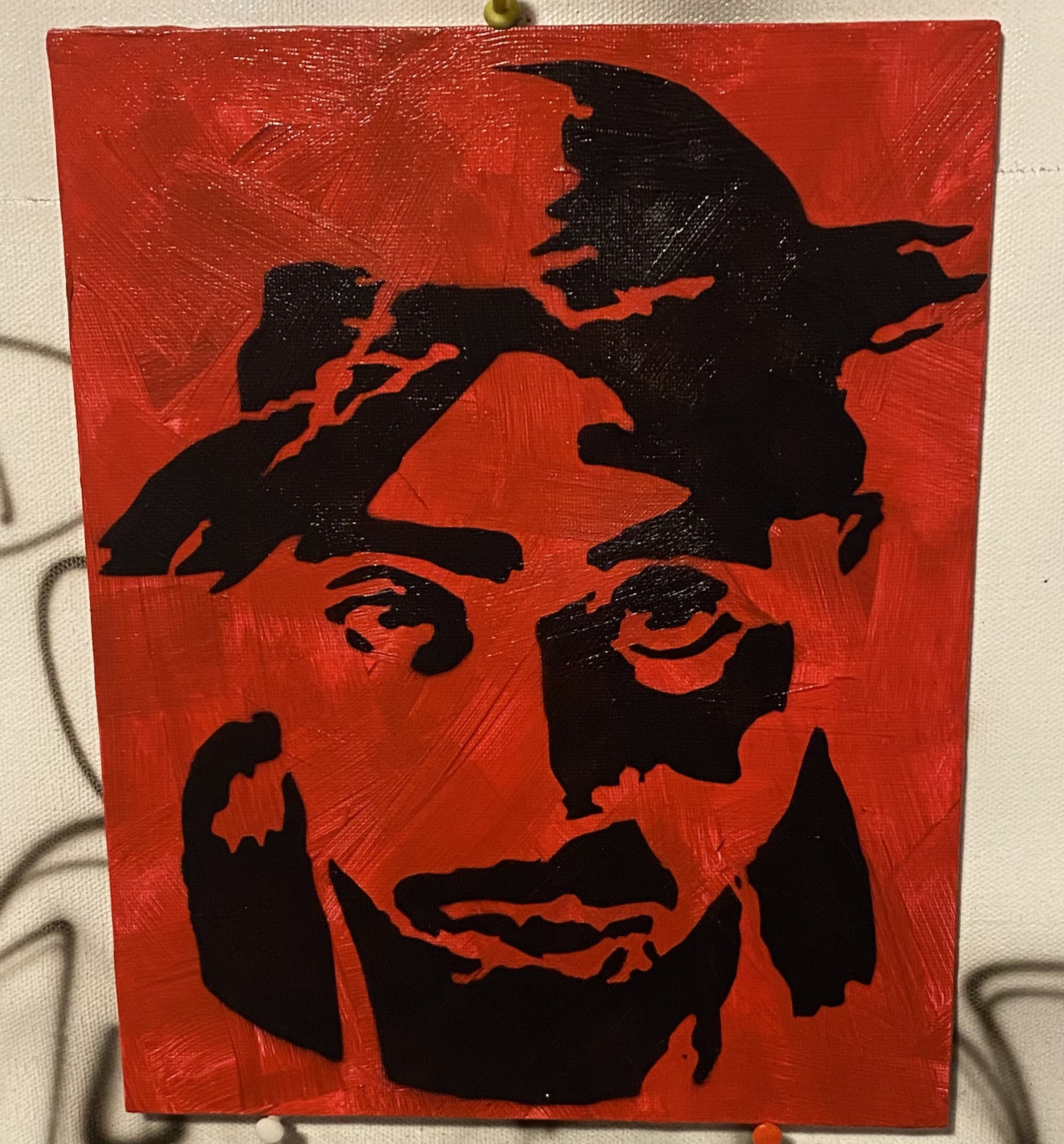 Tupac Stencil Portrait - Etsy