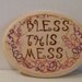 Bless This Mess Wood Burned Plaque With Funny Slogan - Etsy