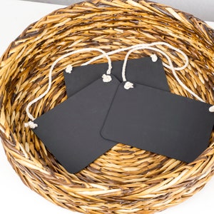 Large Rectangular Wicker Storage Basket With Label and Bamboo Handles ...