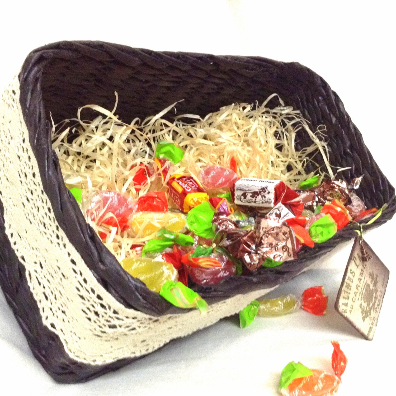 Vintage Wicker Storage Basket Bathroom Storage Rustic Storage - Etsy