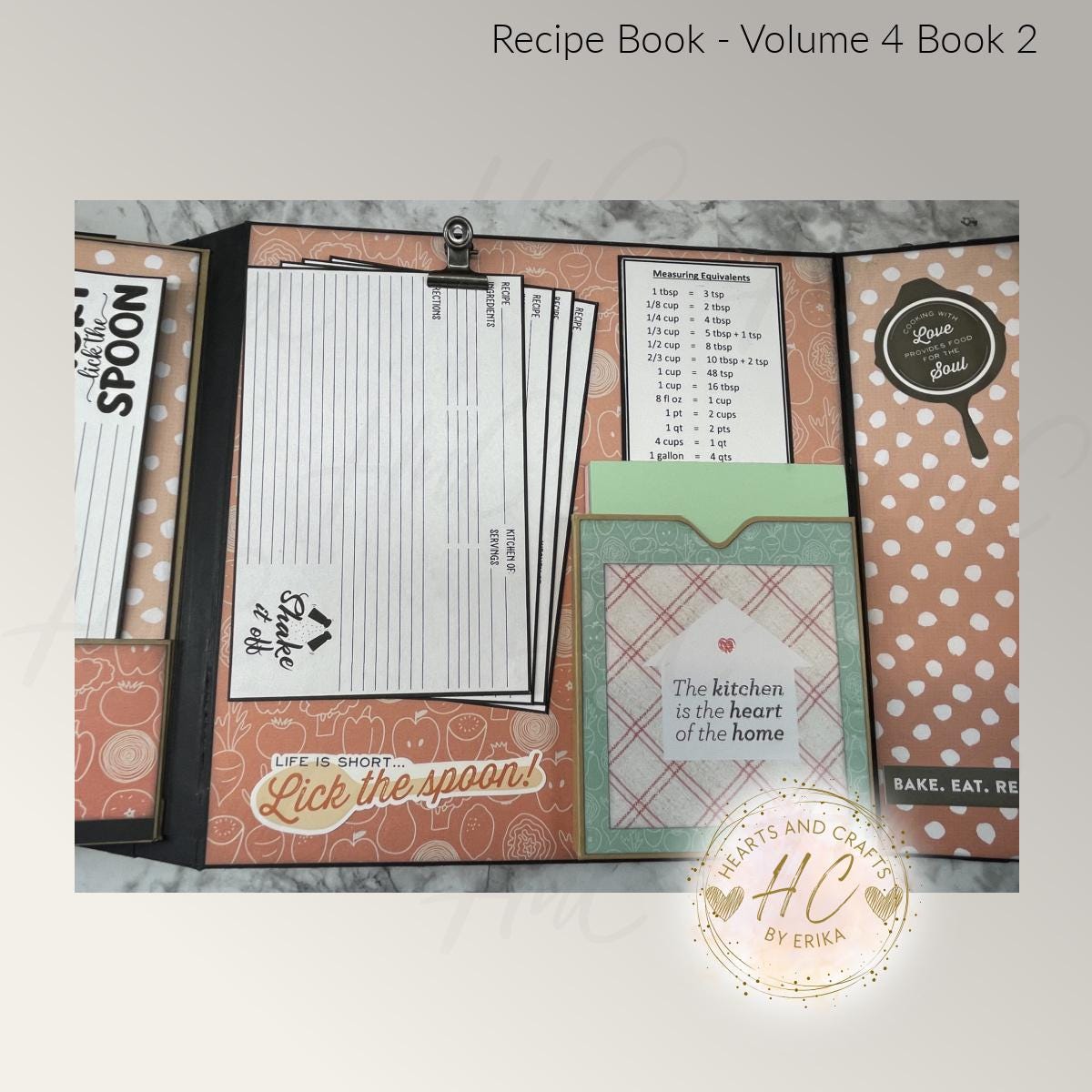 Handcrafted Recipe Book - Volume 4-02 - Etsy