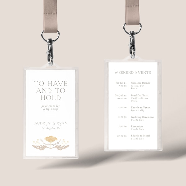 Room Key Card Holder - Etsy