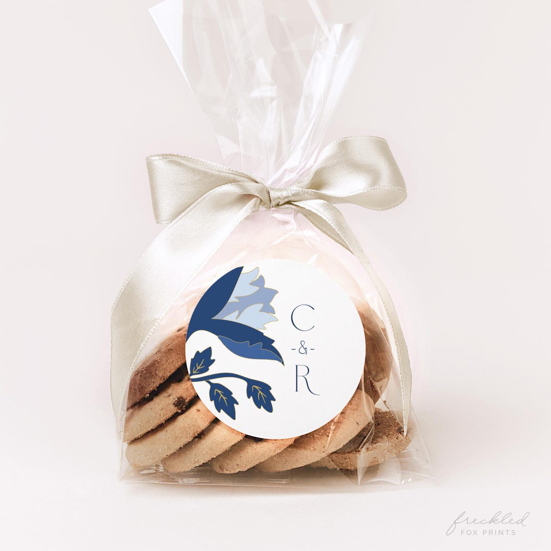 Elegant Art Deco Personalized Wedding Favor Stickers: Customizable ...