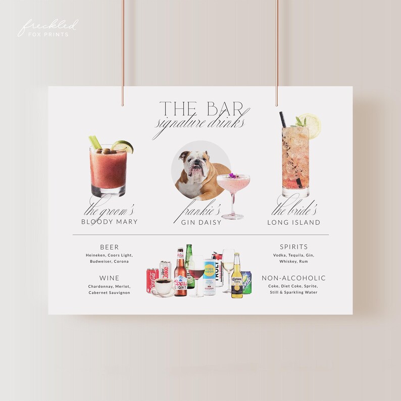 Watercolor Cocktail Illustrations: Digital Art for Restaurant Menus ...