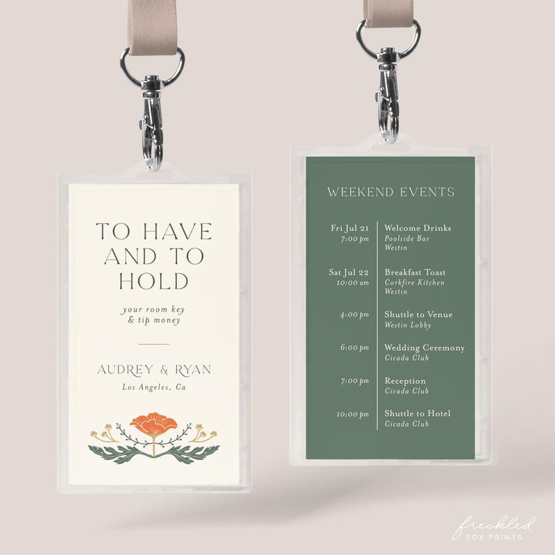 Room Key Card Holder - Etsy