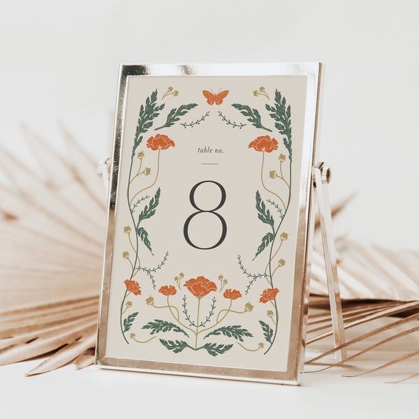Vintage Table Number - Etsy