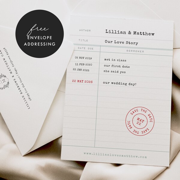 Save the Date Book Cards - Etsy