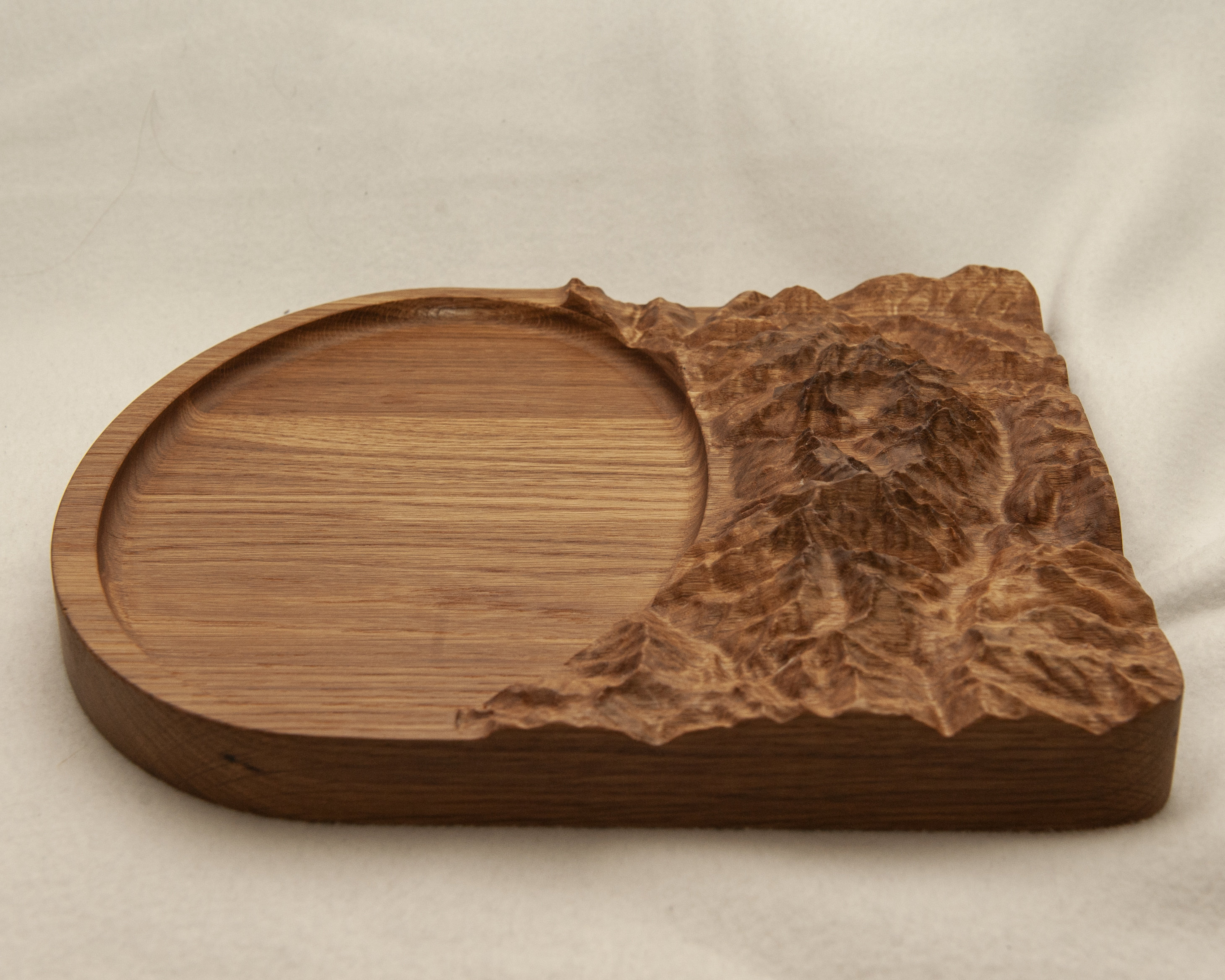 Custom Tray With Topographical Map - Etsy