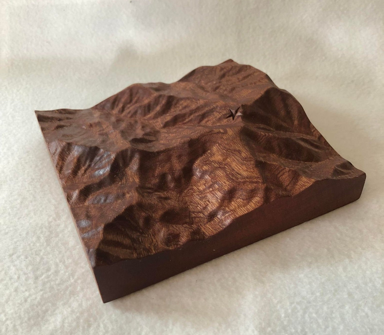 Custom 3D Wood Topographical Map. Anywhere in the World. - Etsy