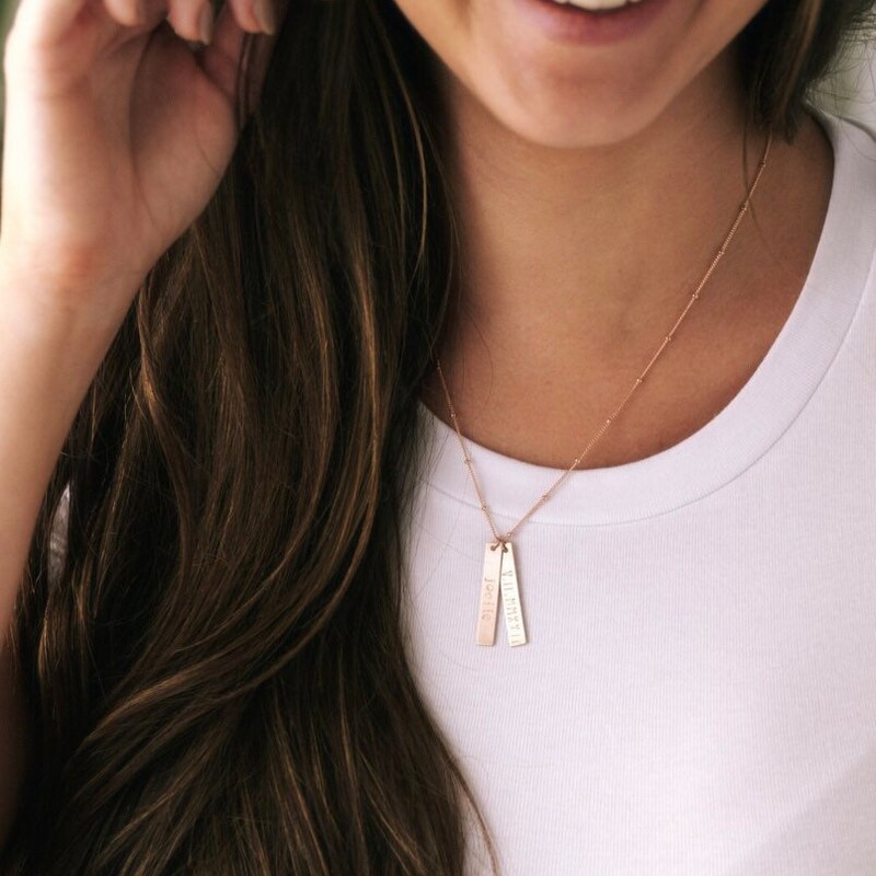 Hand Stamped Bar - Etsy