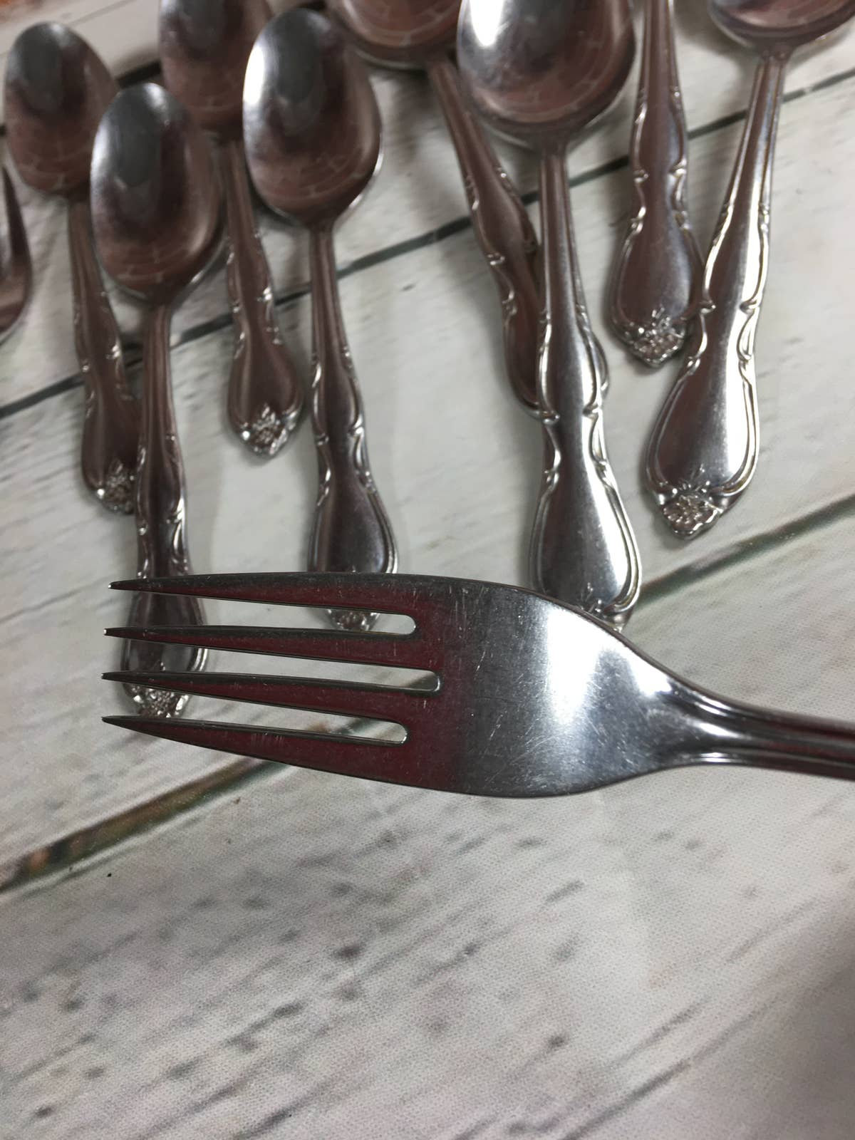 13 Pieces Vintage Wm. A. Rogers Stainless Oneida Ltd. Flatware ...