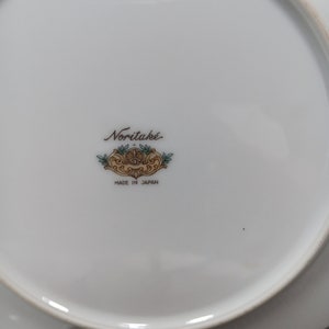 Set of 5 Noritake China Empire Pattern 7 5/8" Salad Plate Flowers ...