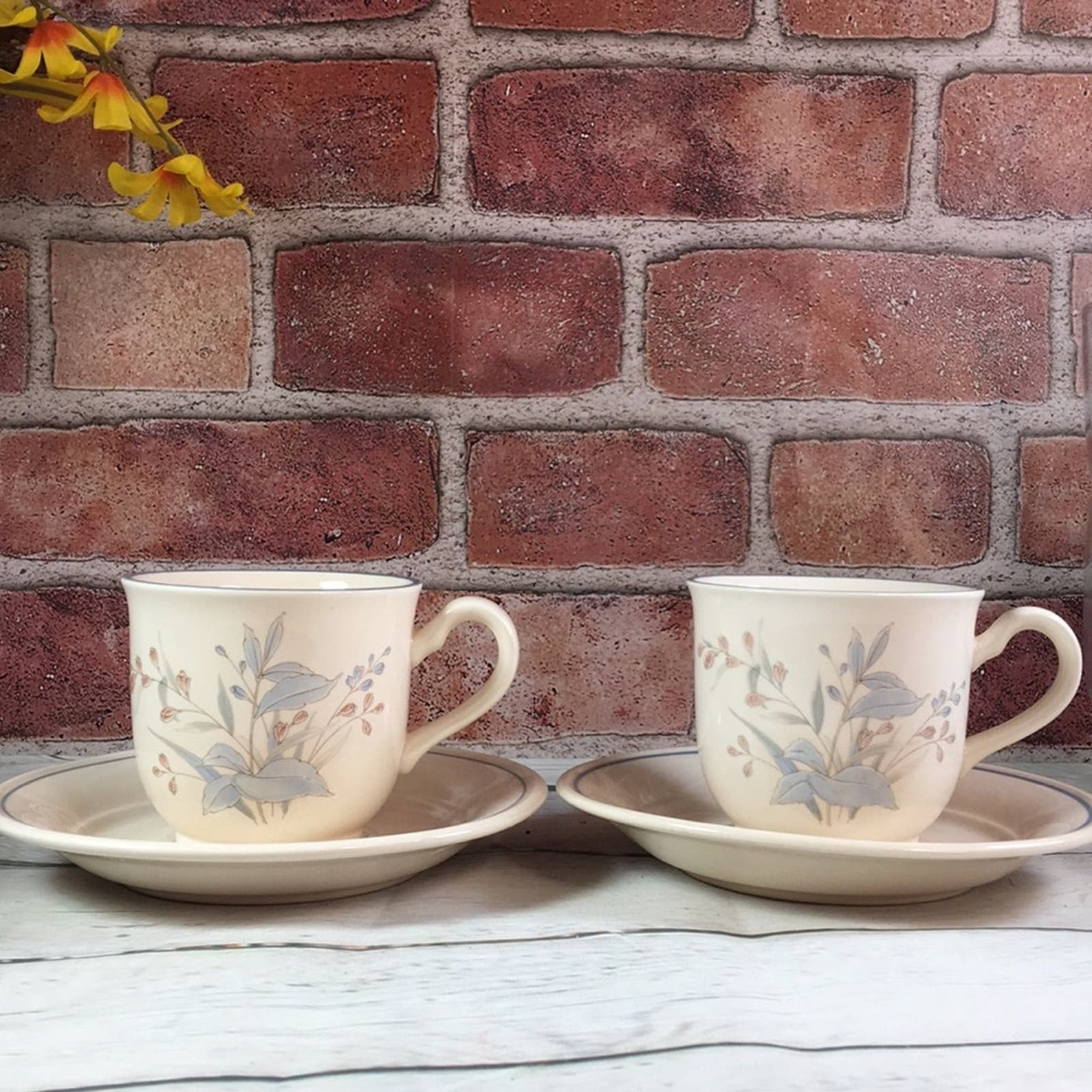 Set of 2 Vintage Noritake Keltcraft Ireland Cups & Saucers Kilkee ...