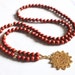 Red Jasper Mala Flower of Life Red Mala Mala Necklace 108 - Etsy