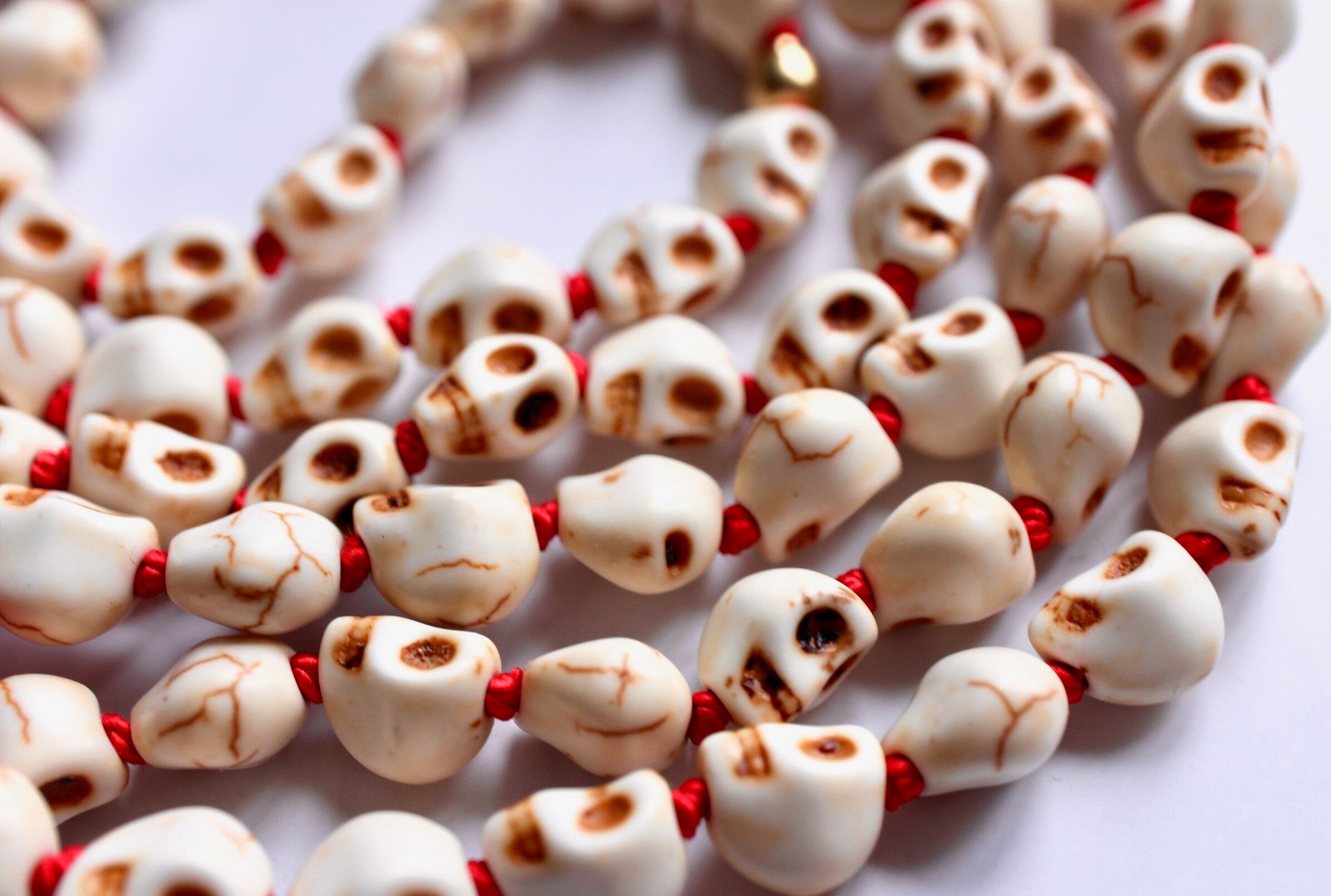 Kali Mala Skull Mala Beads 108 Mala Beads Skull Necklace - Etsy