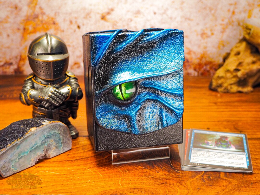 Wooden Deck Box for Trading Card Game Storage Handcrafted - Etsy