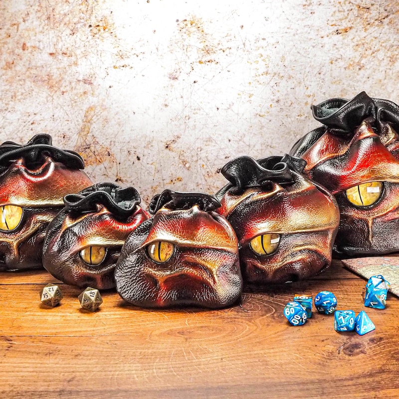 Leather Dice Bag - Etsy