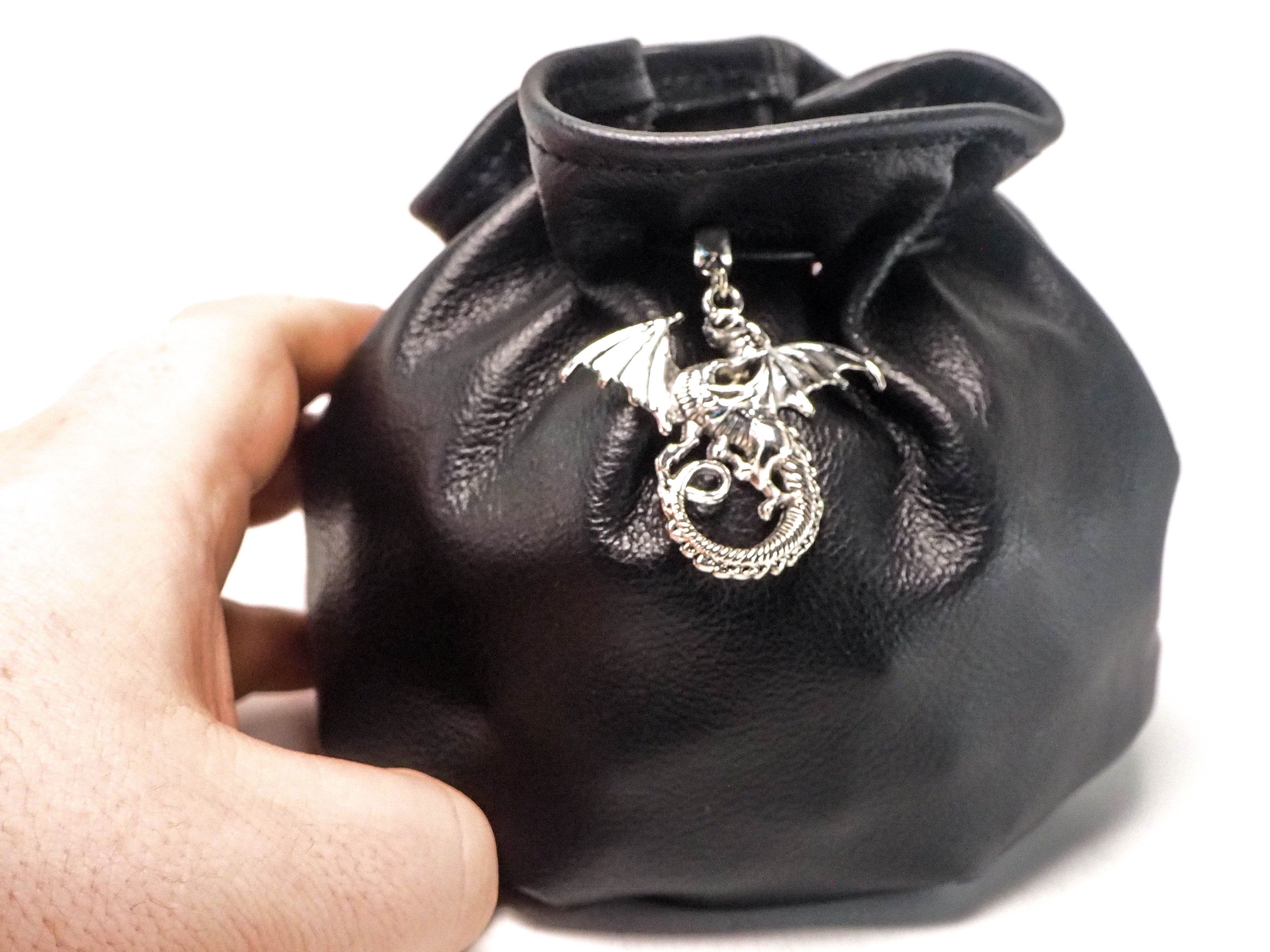 Bag of Holding Dnd Gift for Large D20 Dice Set Leather - Etsy