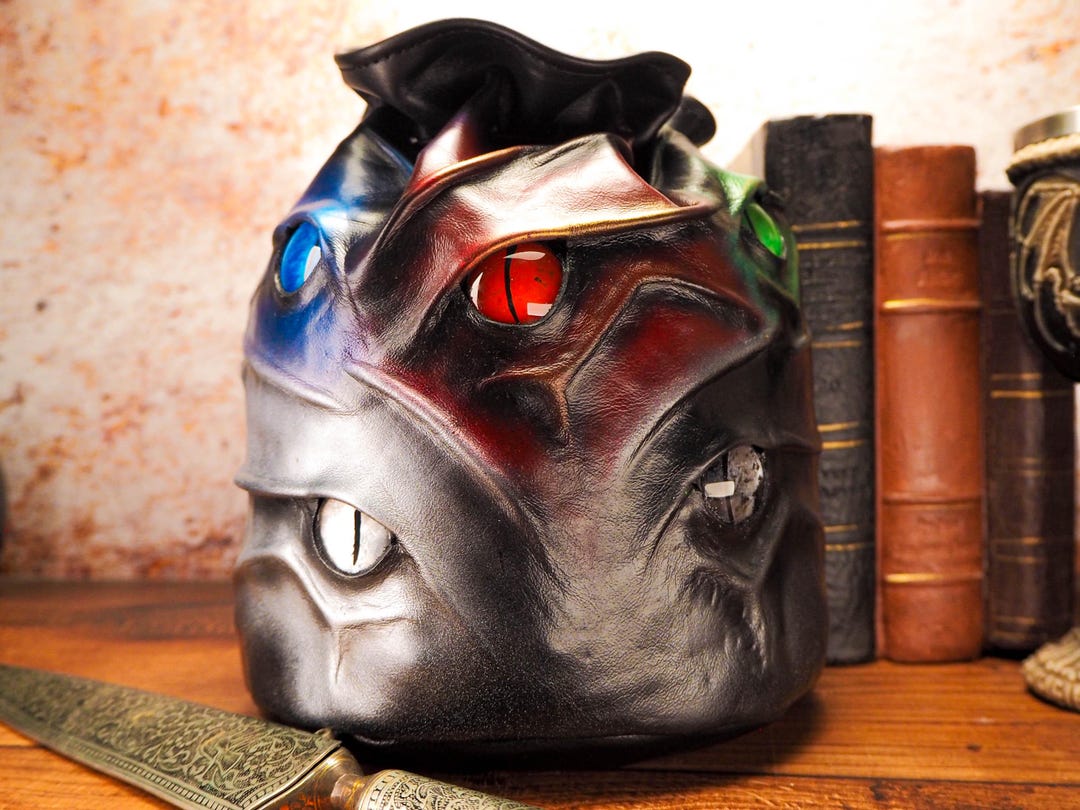 Gargantuan 500 Dice - Epic Tiamat Hand Painted Bag With Dragon Eye Made ...