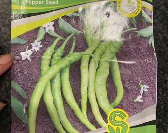 Salkim Biber Turkish Turkey Chile Hot Pepper Premium Seed Packet - Etsy