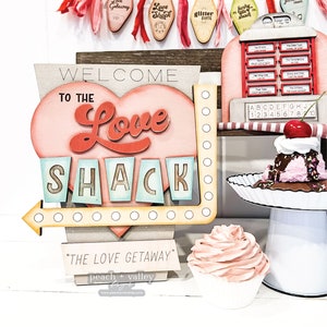 Love Shack Sign Laser Cut File, DIY Valentines Decor Laser Cutting ...