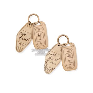 New Driver DIY Xmas Ornament Laser Cut File, Student Driver Gift DIY ...