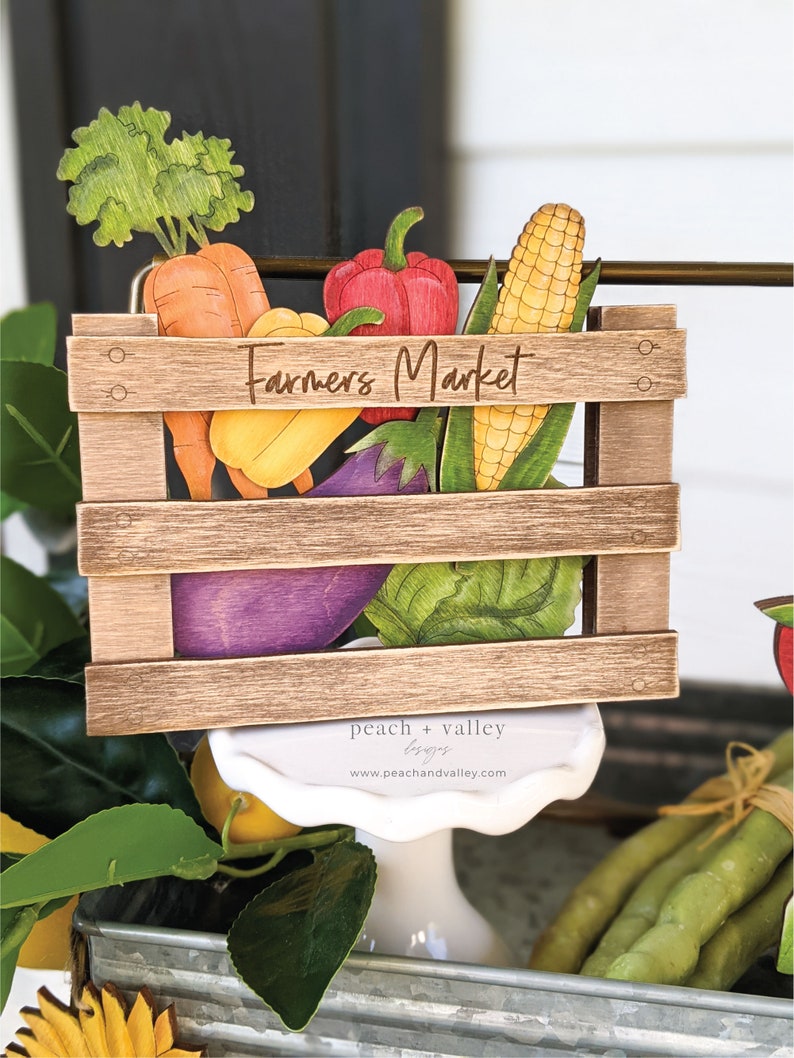 Farmers Market Laser Cut File, Market Vegetable Laser Cutting Design ...