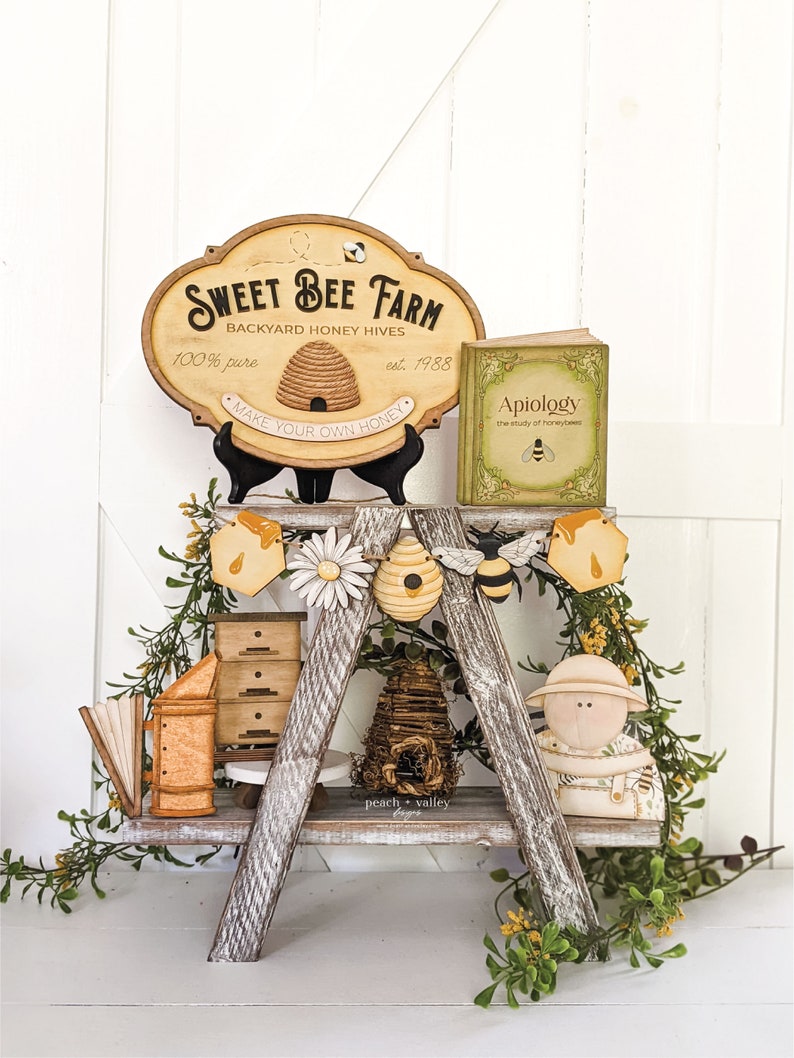Honey Bee Farm Sign Laser Cut File, Laser Cutting Design DIY Decor ...