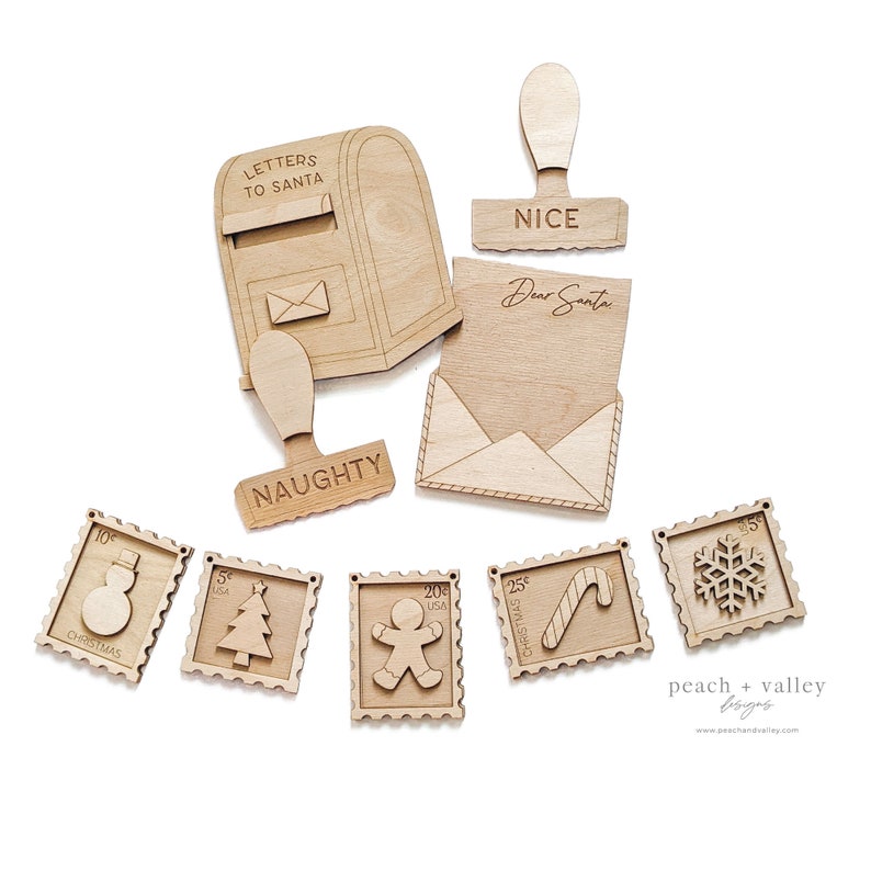 Letter to Santa Laser Cut File, Dear Santa DIY Christmas Decor Wood ...