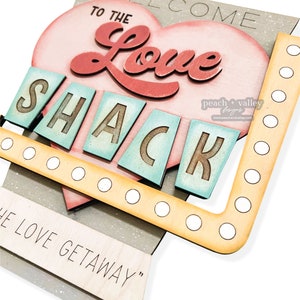 Love Shack Sign Laser Cut File, DIY Valentines Decor Laser Cutting ...