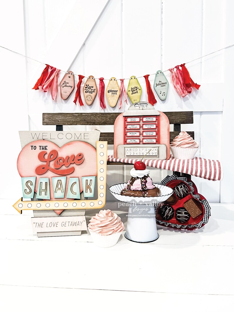 Love Shack Sign Laser Cut File, DIY Valentines Decor Laser Cutting ...