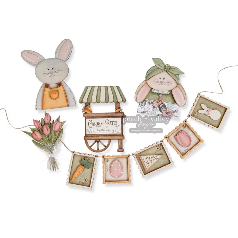 Easter Bunny Laser Cut File, DIY Easter Decor Laser Cutting Design, DIY ...
