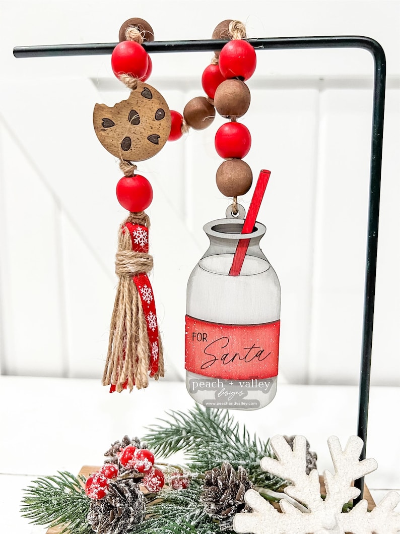 Milk and Cookies Laser Cut File, DIY Christmas Decor Laser Cutting ...