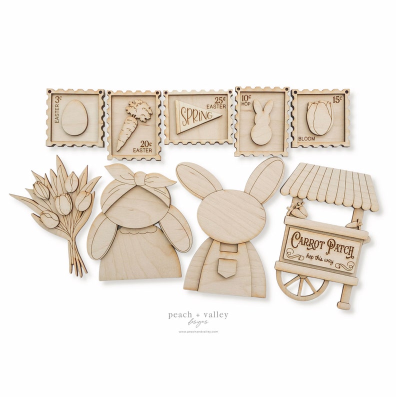 Easter Bunny Laser Cut File, DIY Easter Decor Laser Cutting Design, DIY ...