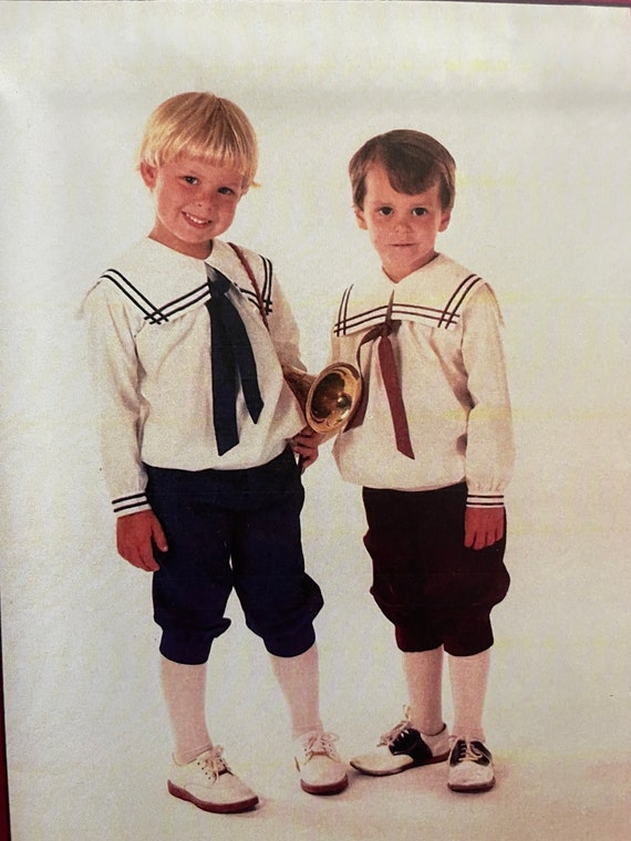 Boys Sailor Suit Sewing Pattern by Deborahs Designs/ Uncut/ - Etsy