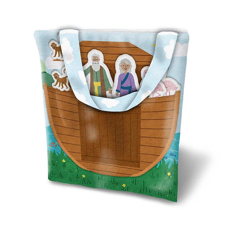 Two by Two Noah's Ark Quiet Book Felt Panel - Etsy
