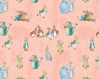 The Tale of Peter Rabbit - Text on Cream Background by Riley Blake ...
