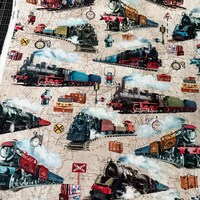 Train Fabric - Etsy