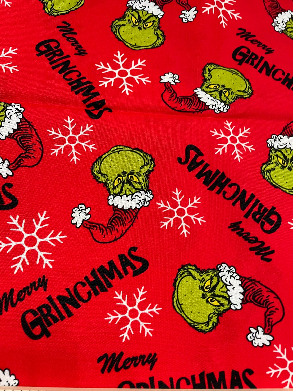 How the Grinch Stole Christmas Merry Grinchmas on a Red - Etsy