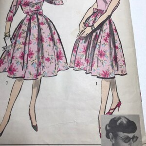 Vintage Original Advance American Designer Dress Sewing Pattern by ...