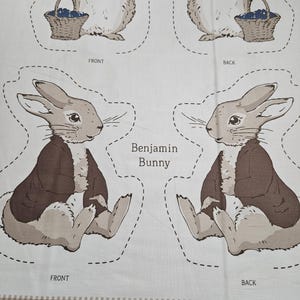 The Tale of Peter Rabbit - Peter Rabbit and Friends Softie Panel by ...