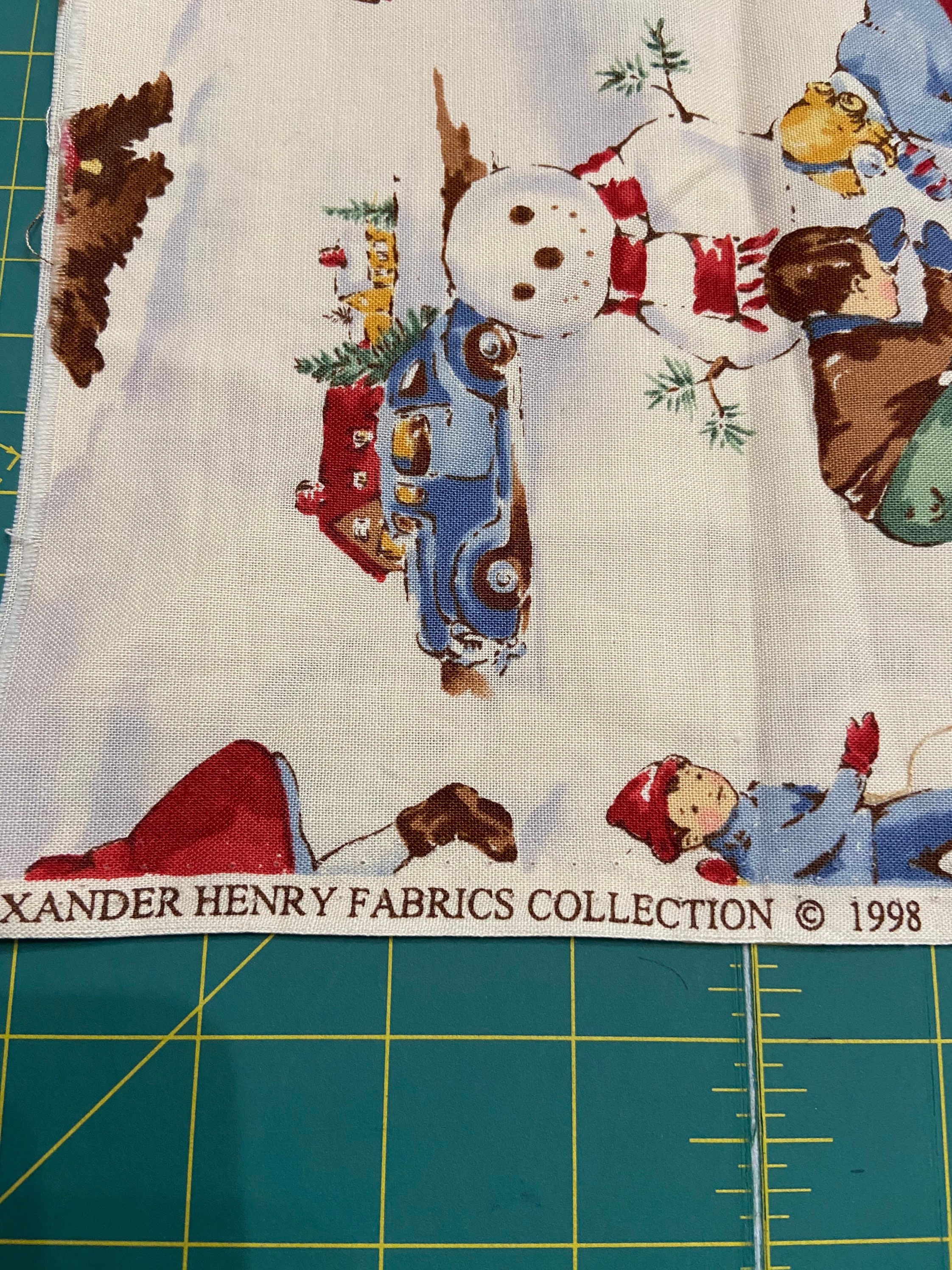 Dick and Jane Winter Print by Alexander Henry/ Flannel | Etsy