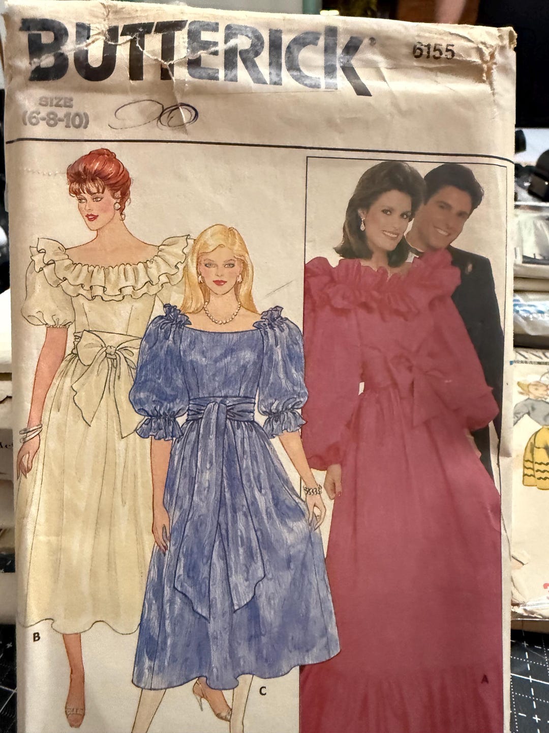 Butterick Bridesmaids Dress Sewing Pattern #6155/ Misses Size 6-8-10 ...