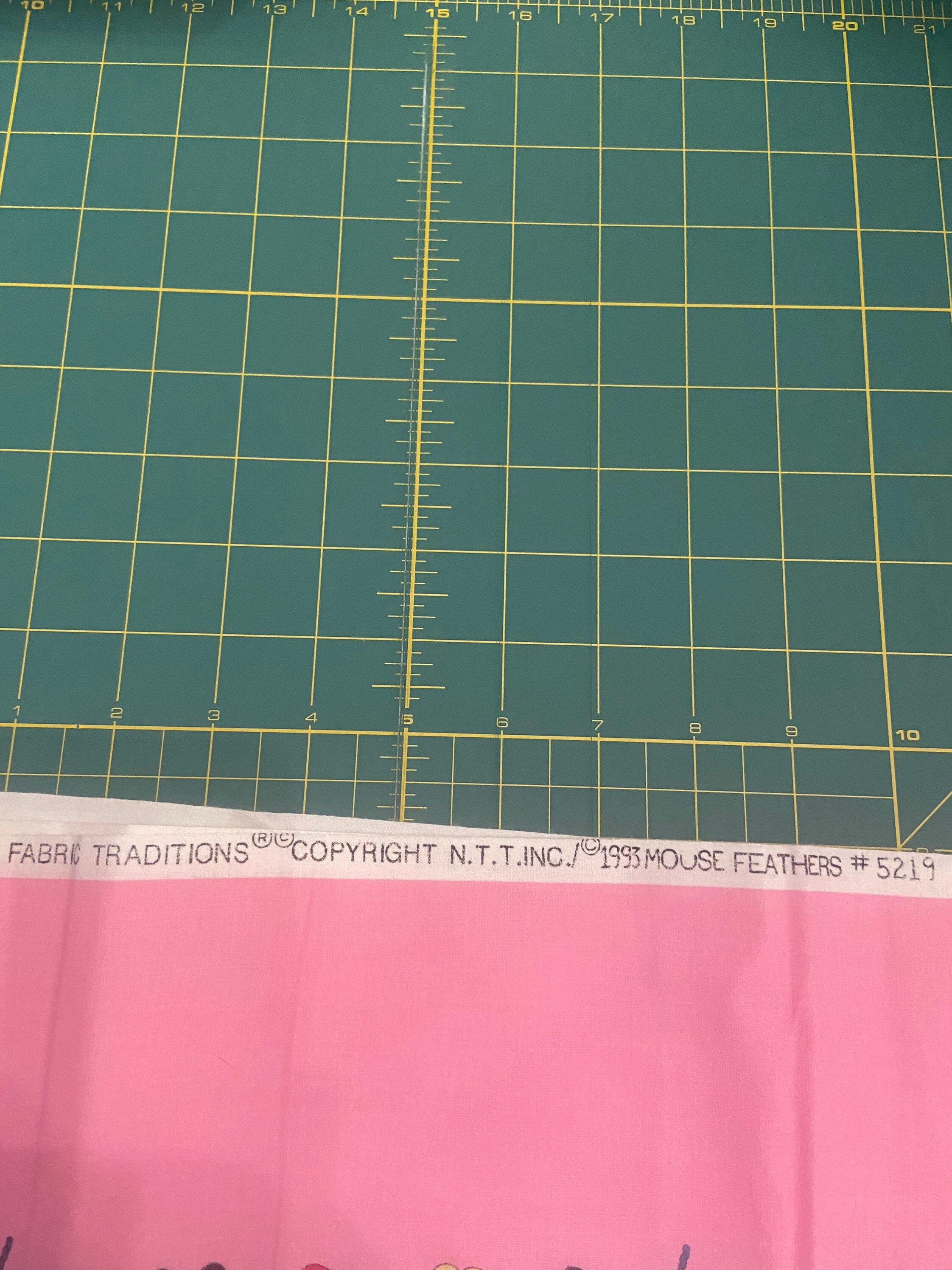 Rare /OOP/ Paper doll border fabric by Mouse Feathers for | Etsy