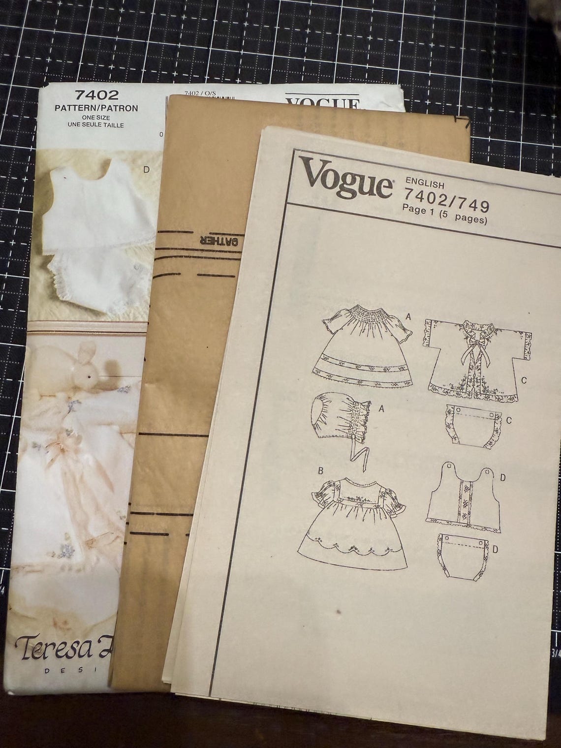 Vogue Doll Collection Sewing Pattern by Teresa Laymen Design #7402/doll ...